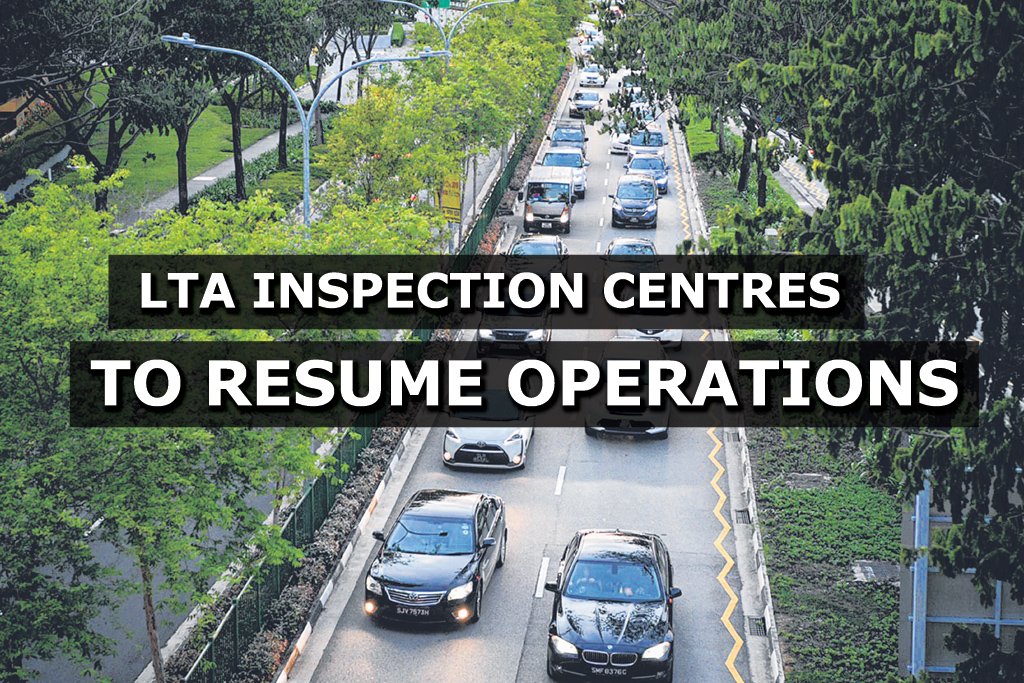 LTA inspection centres to open for private cars from 8 June 2020