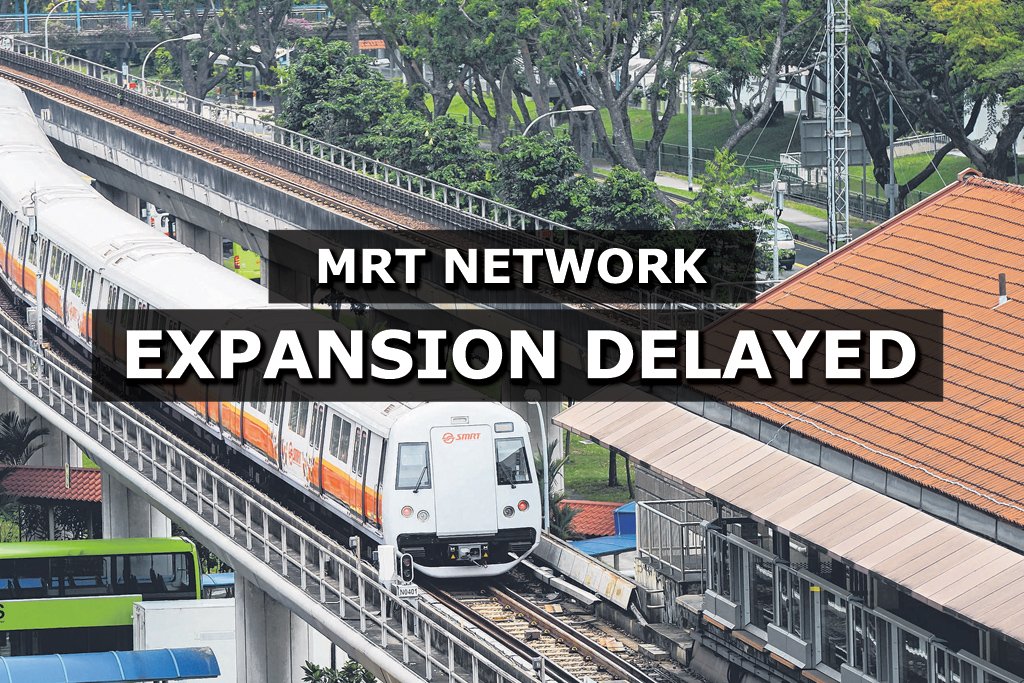 MRT network expansion plans to be delayed - Sgcarmart