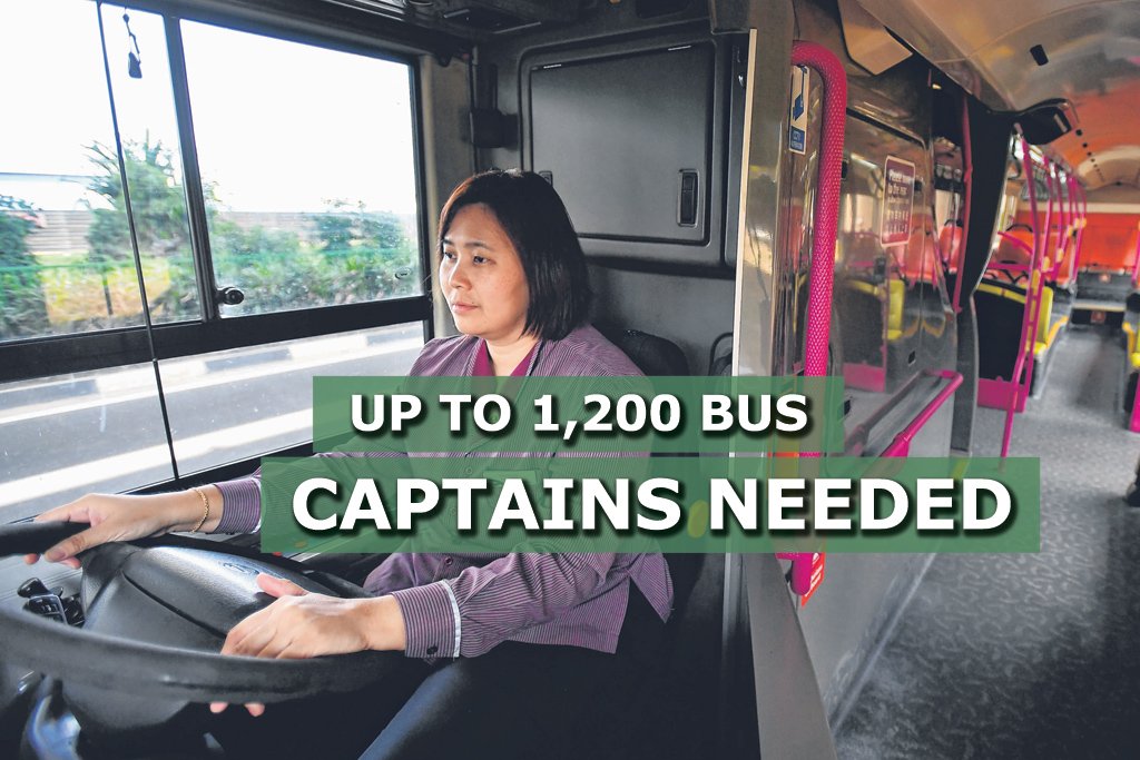 Public bus operators looking to hire 1,200 bus captains - Sgcarmart