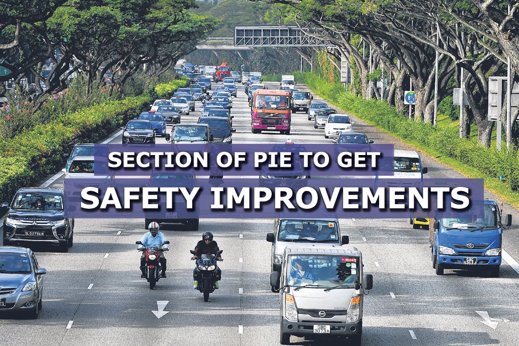 Segment of PIE to have added road safety features - Sgcarmart