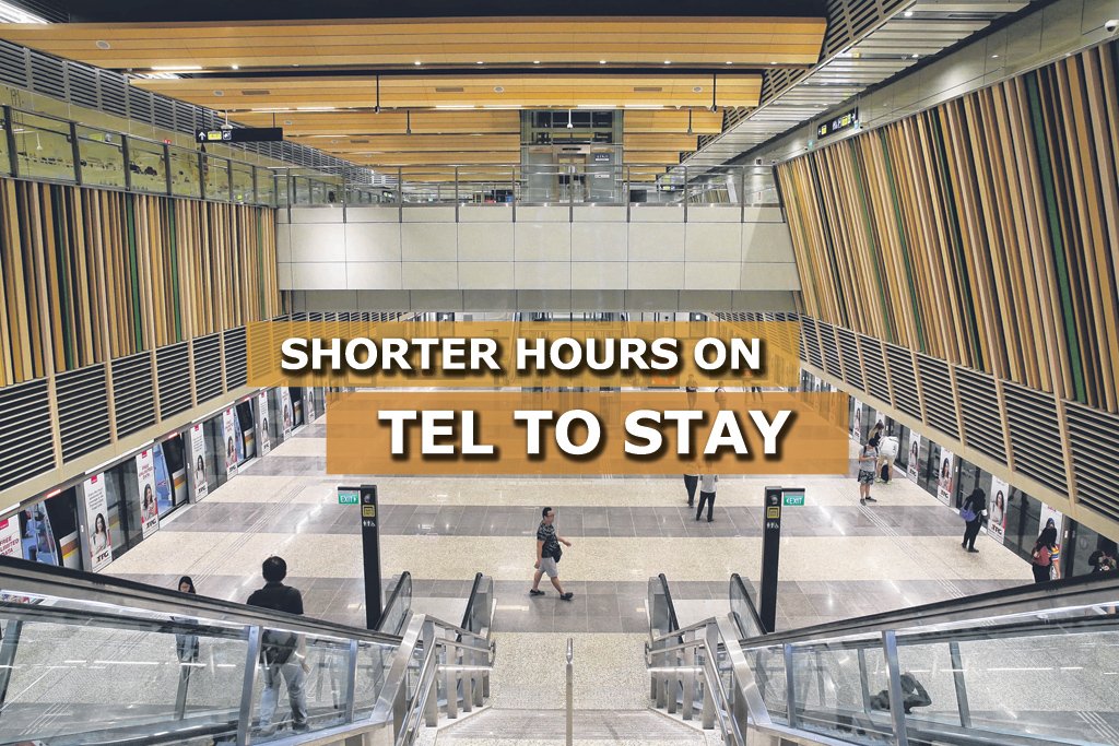 Shortened hours on TEL extended until 1 November