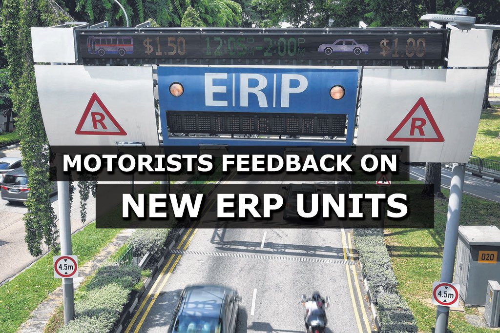 Motorists want more streamlined ERP units - Sgcarmart
