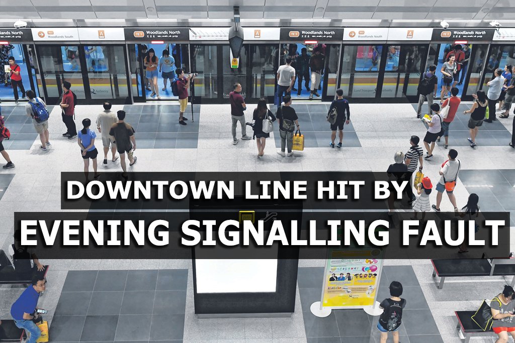 Downtown Line hit by signalling fault during evening peak hour - Sgcarmart