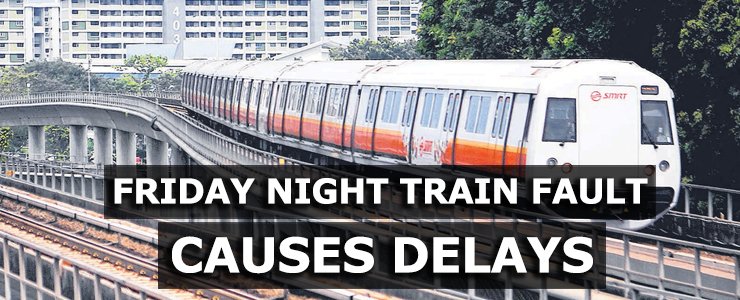 Train fault on North-South Line causes delay on Friday night