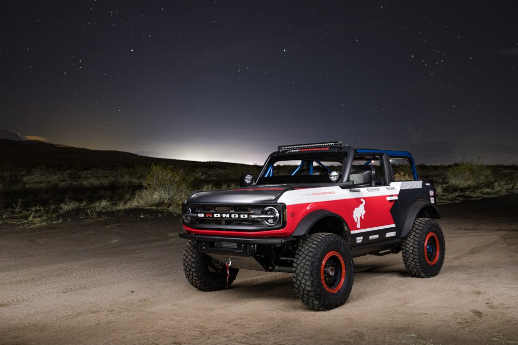 Ford reveals a custom built Bronco race truck for off-road desert ...