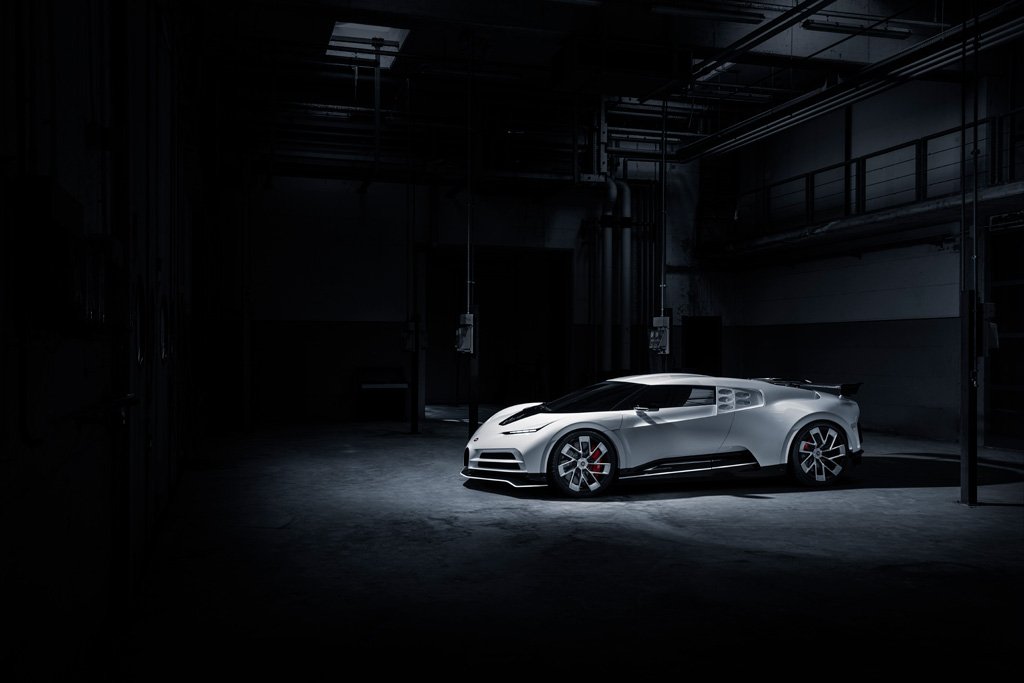 The first Bugatti Centodieci prototype for series development