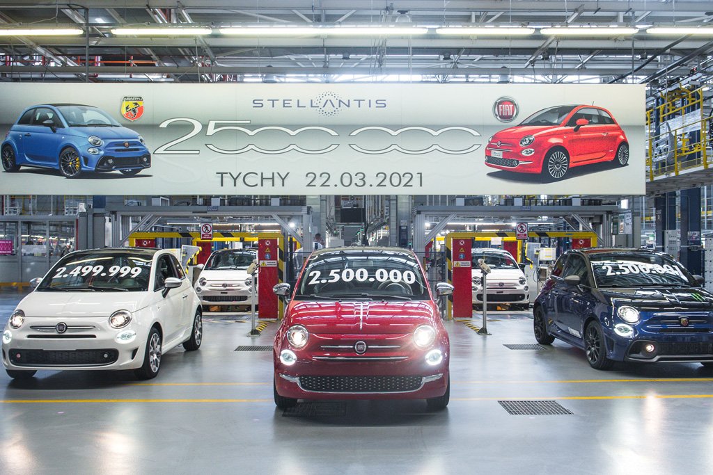 The Fiat 500 factory reaches a production milestone of 2.5 million ...