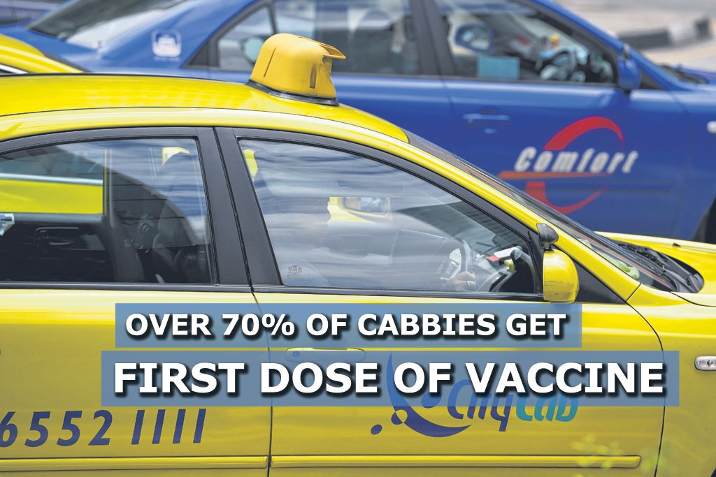 Over 70% of cabbies get first dose of COVID-19 vaccine