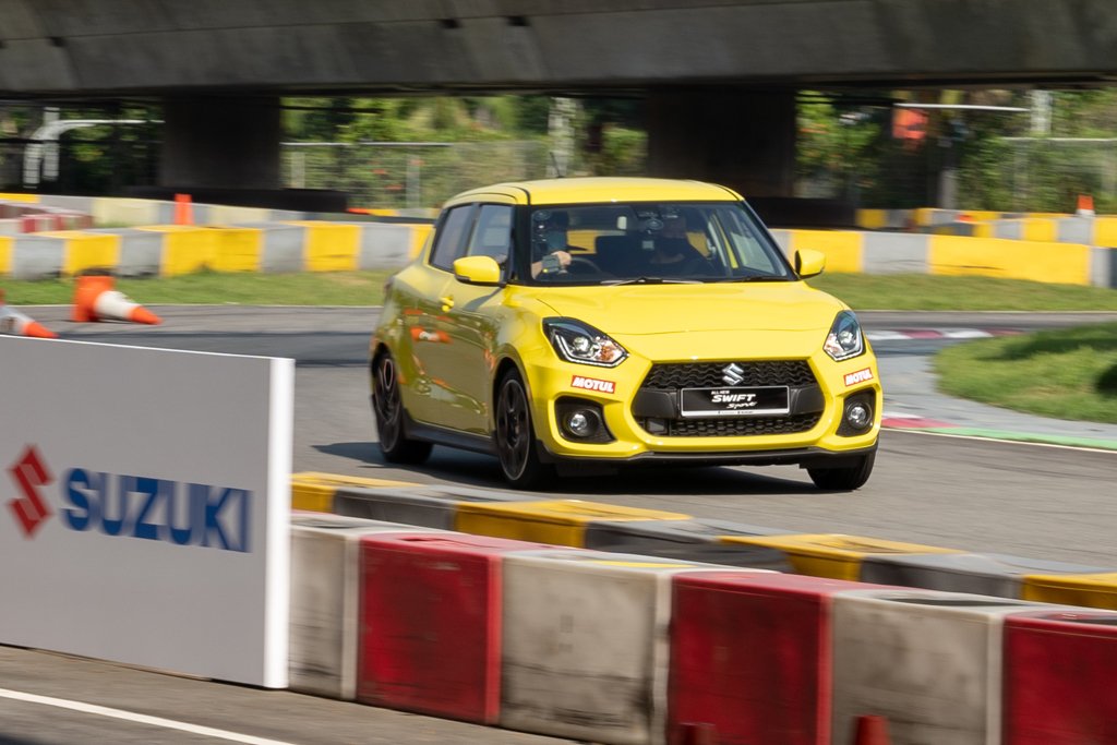 The all new Suzuki Swift Sport was unveiled at KF1 Karting Circuit in ...