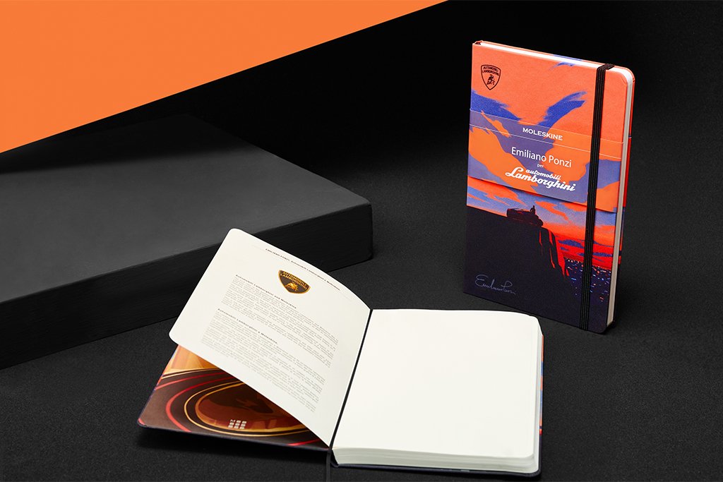 Lamborghini presents the Moleskine Special Edition notebook