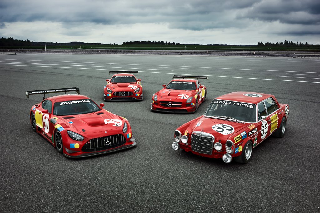 Mercedes-AMG pays homage to the Red Pig with three ready-to-race cars ...