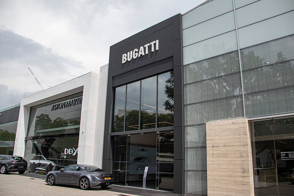 Bugatti opens Singapore showroom and previews the new Chiron Pur Sport ...