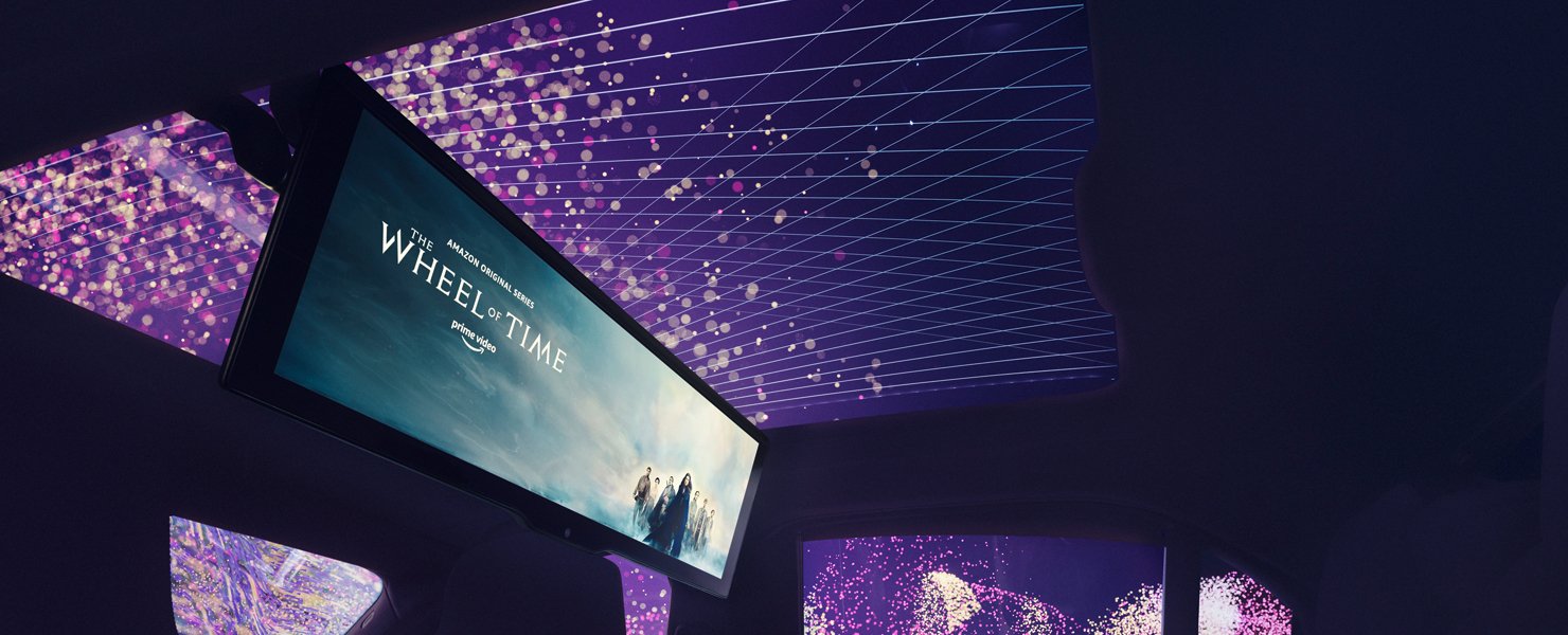 BMW puts a 31-inch theatre screen into the back of a car