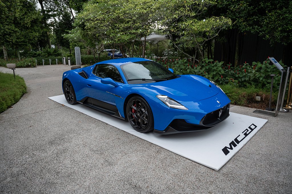 The new Maserati MC20 super sports car officially launched in Singapore ...
