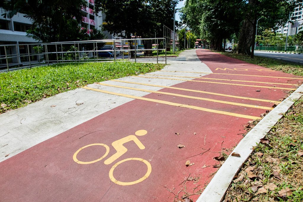 LTA rolls out Sunday cycling lane trial at West Camp Road