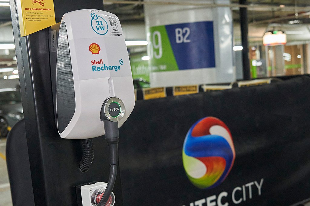 Suntec City and Shell to launch Singapore's largest EV charging hub