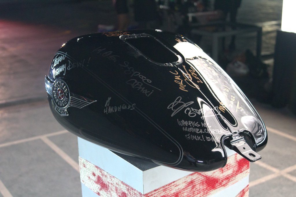 Harley-Davidson kicks off Halloween celebrations here at the Wearnes Tower