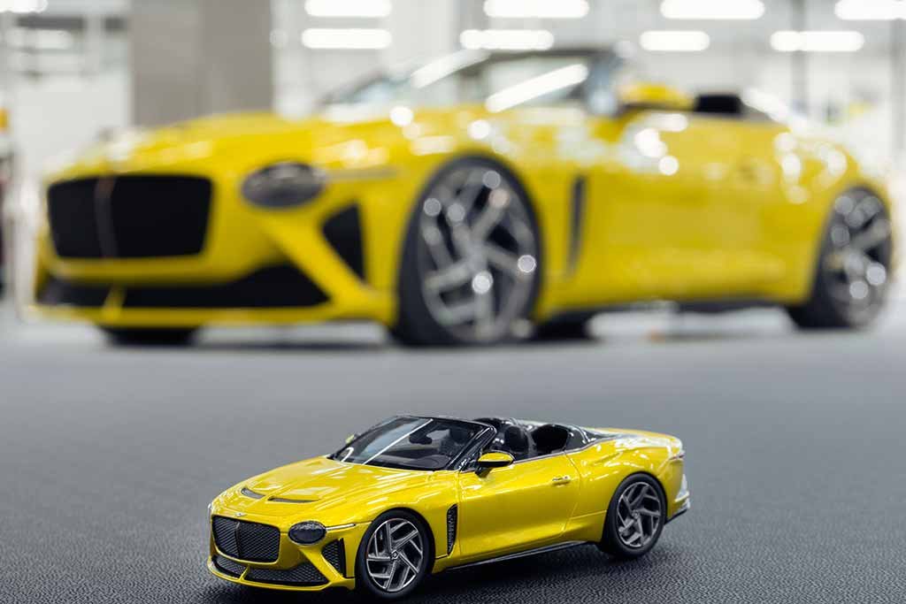 Bentley introduces miniature Bacalar and Continental GT Speed scale models