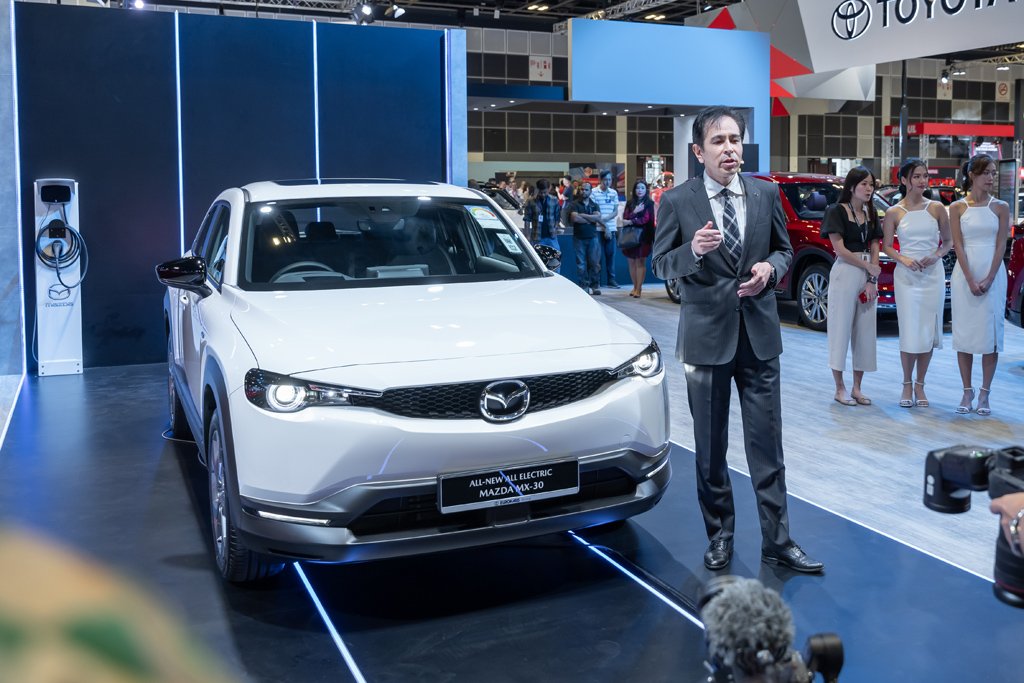 Mazda launches the MX-30 here at the 2023 Singapore Motor Show