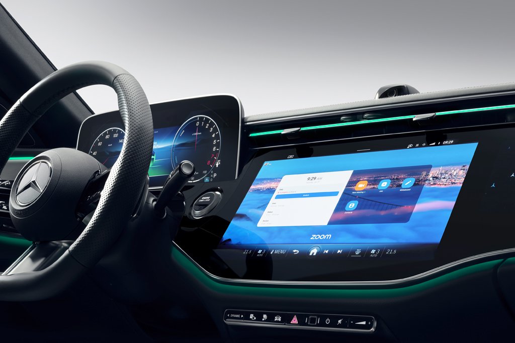 The MBUX system on the next E-Class will come with TikTok pre-installed