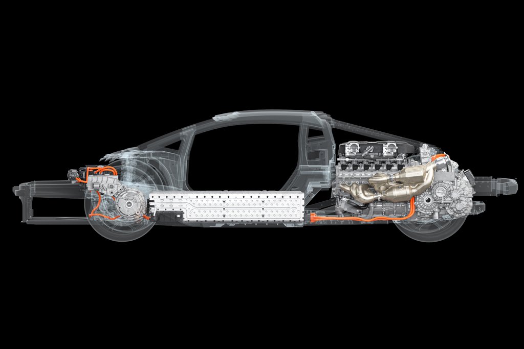 Lamborghini reveals first information on plug-in hybrid drivetrain for ...
