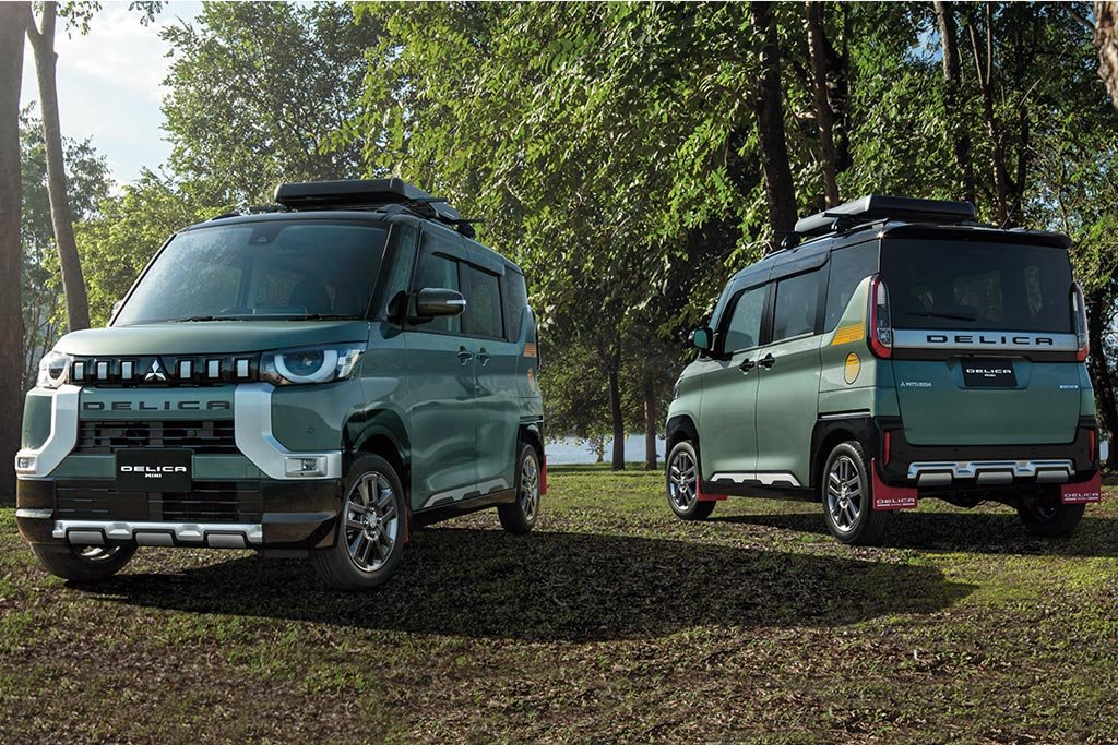 This Mitsubishi Delica Mini is a Delica miniaturised to kei-car dimensions